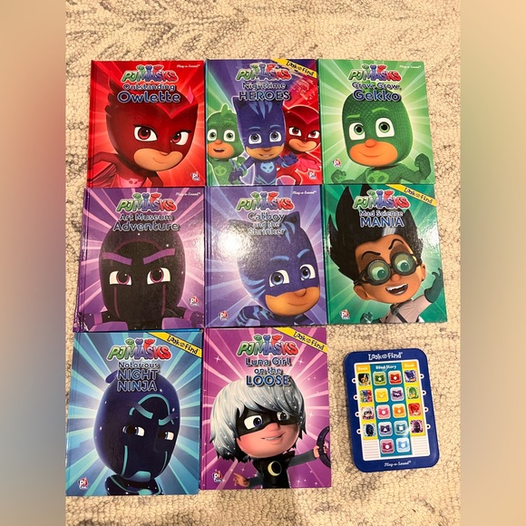 Pi Kids | Toys | Pj Masks Childrens 8 Book Set With Electronic Story ...